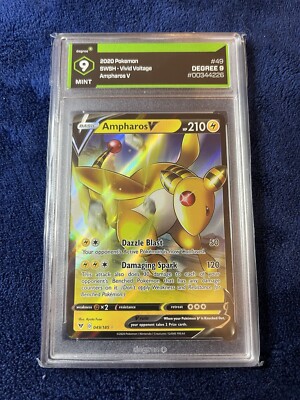 Pokemon TCG Ampharos V - Vivid Voltage 049/185 - Holo Ultra Rare ...