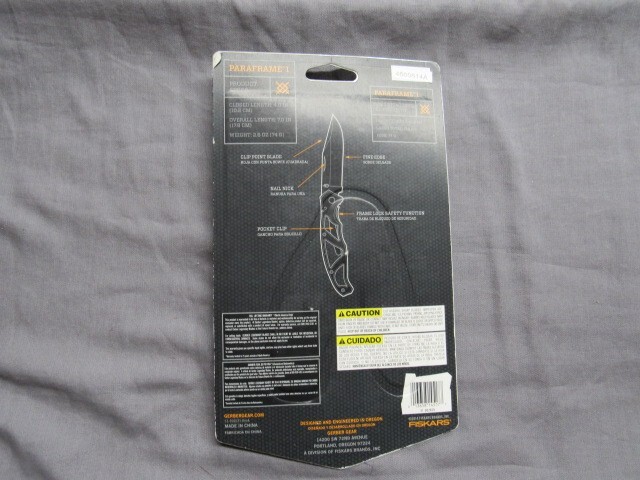 Gerber Paraframe I 3" Folding Knife Stainless Steel Blade & Handle | eBay