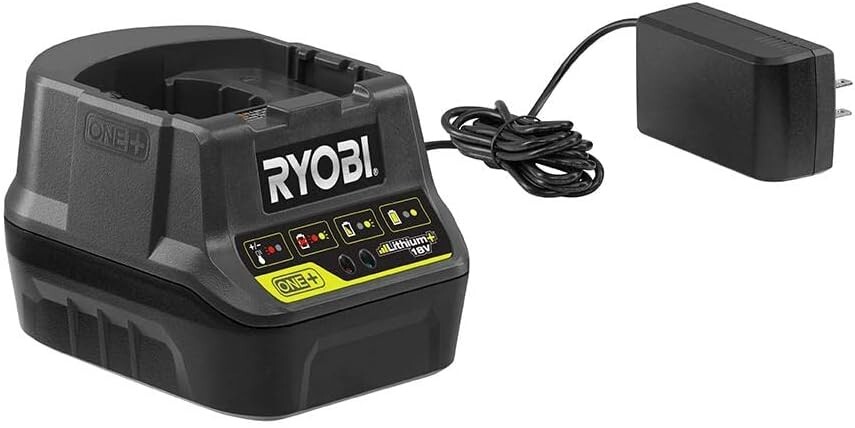 RYOBI P321 18V ONE+ AIRSTRIKE 18GA Brad Nailer w/1.5 Ah Battery 18V ...