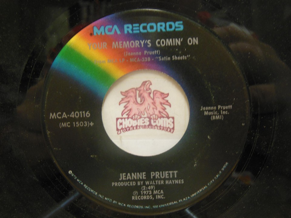 Jeanne Pruett – I'm Your Woman / Your Memory's Comin' On, 45 RPM VG+ ...