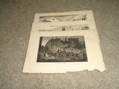 3 Engravings/Prints c.1870 New York Fire Engines, Fire Fighting ...