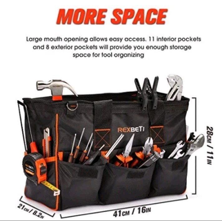 169piece Premium Tool Kit With 16 Inch Tool Bag Steel Home Repairing ...