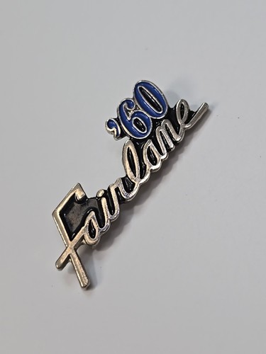 Fairlane '60 Lapel Pin Ford Motor Company Model Sold from 1955-1970 | eBay