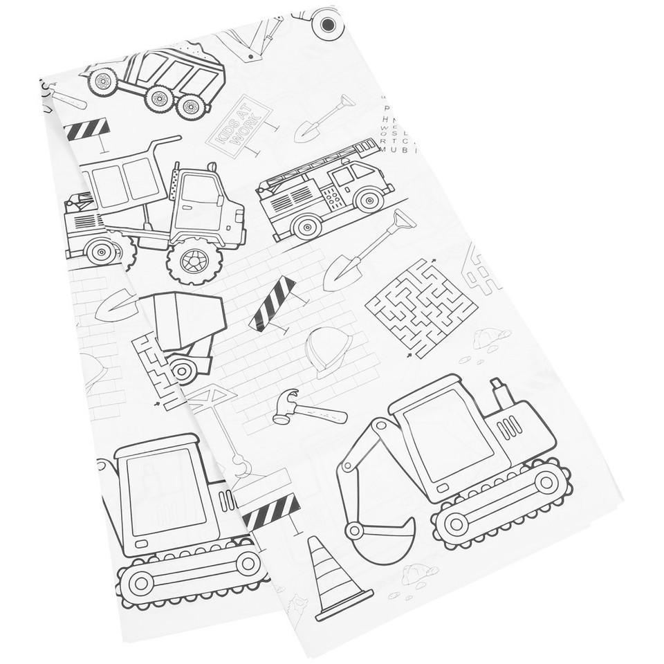 Table Decorations Party Cloth Birthday Giant Coloring Tablecloth | eBay ...