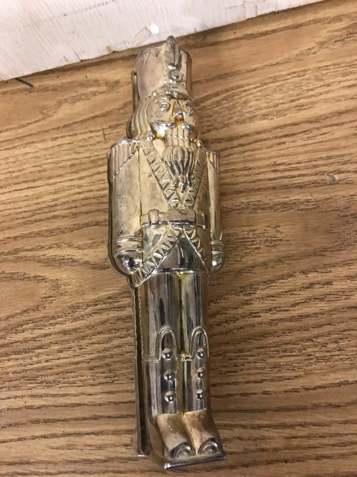 Nutcracker Department 56 Hinged Silverplate Christmas Toy Soldier ...