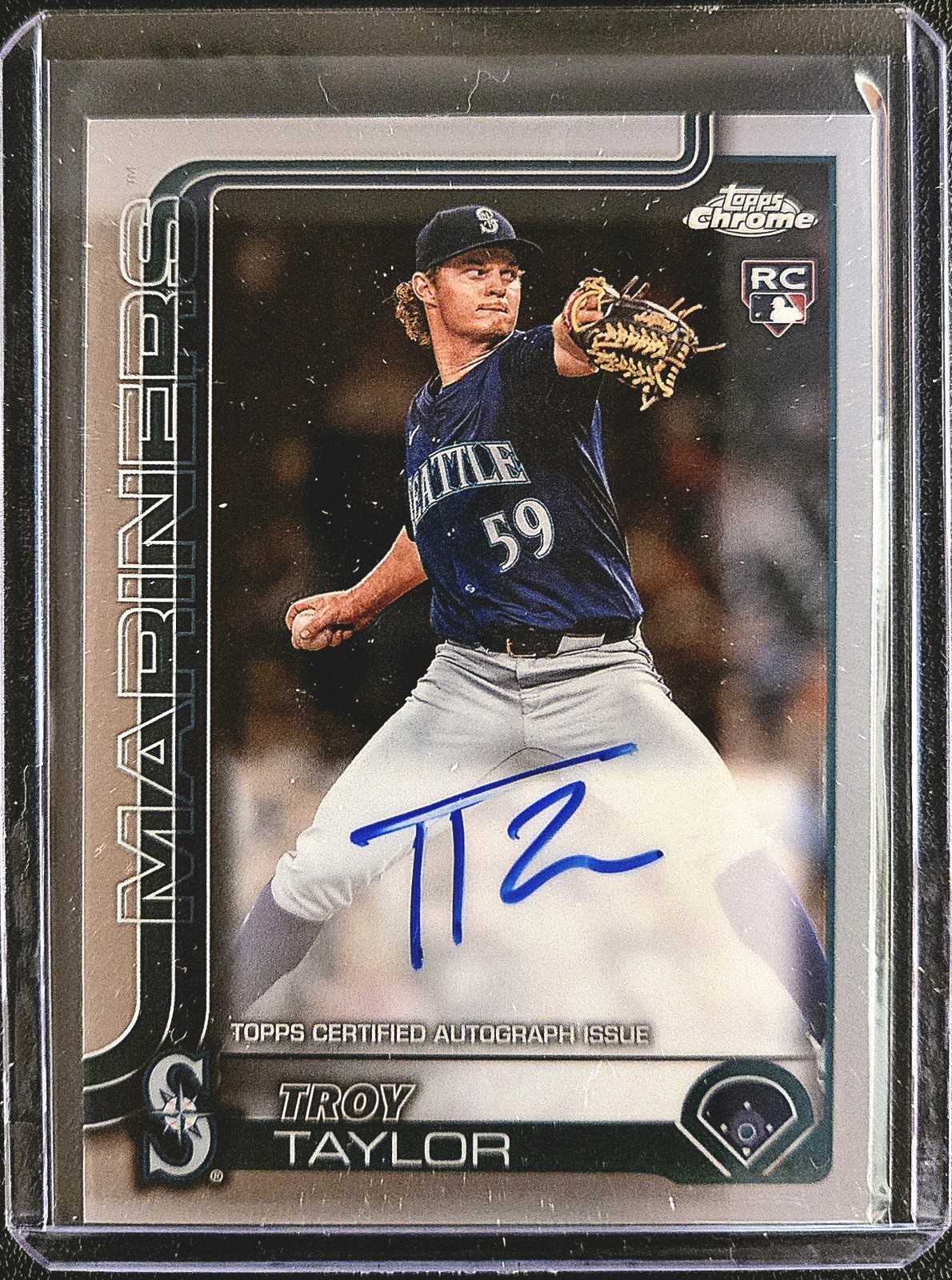 Troy Taylor 2025 Topps Chrome #RA-TTA Rookie Autographs - Printing ...