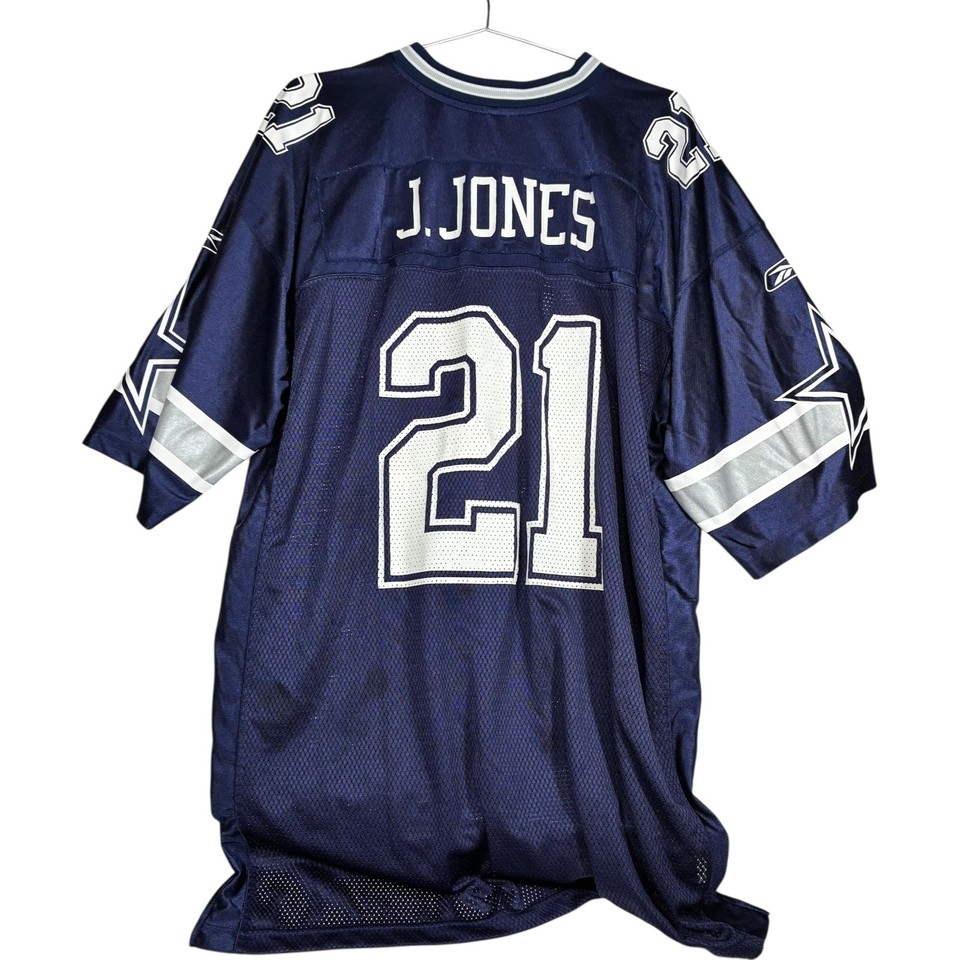 Dallas Cowboys Julius Jones #21 Reebok NFL Equipment Authentic Jersey ...