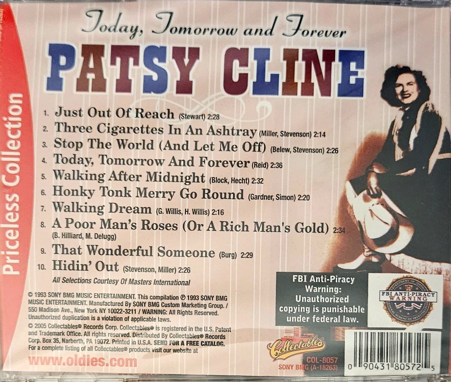 Today, Tomorrow and Forever by Cline, Patsy (CD, 2005) for sale online ...