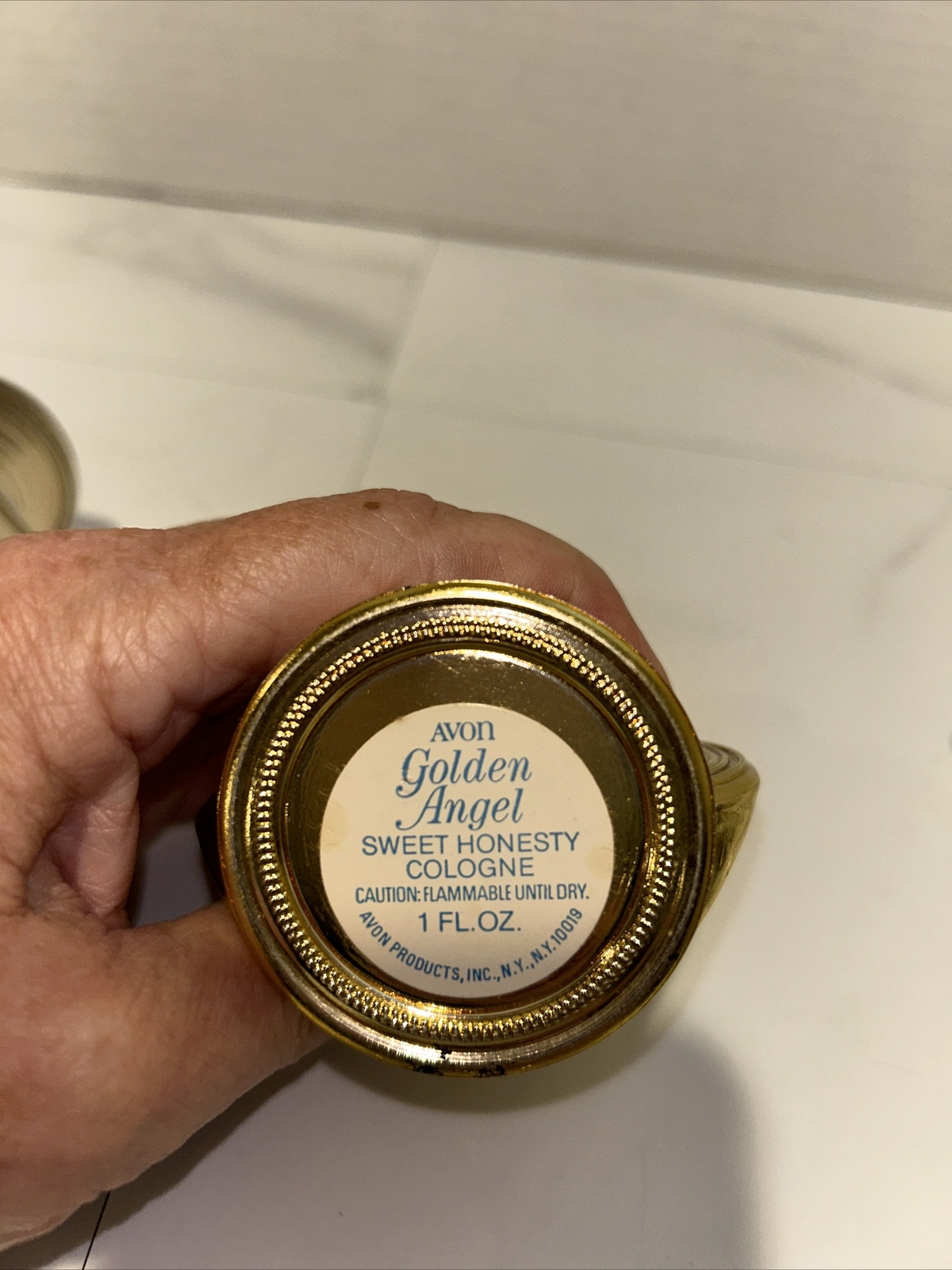 Vtg. Avon Golden Angel “Sweet Honesty” Cologne Set Of 2 Each 1 Fl. Oz ...