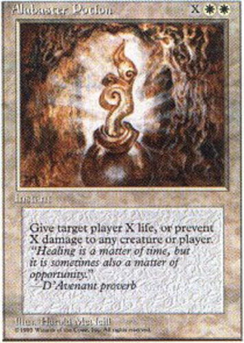 Heavy Play, English MTG Regular Alabaster Potion Alternate Fourth ...