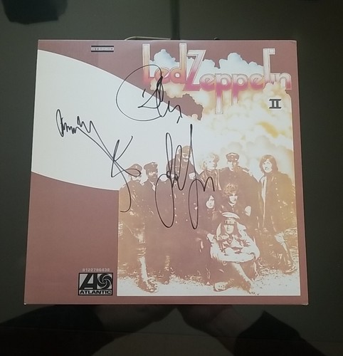 Autographed Led Zeppelin 2 Album By Remaining 3 Members - w/COA | eBay