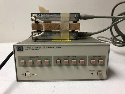 AGILENT HP 11713A w/ 8494H & 8496H Attenuator/ Switch Driver NO FEET | eBay