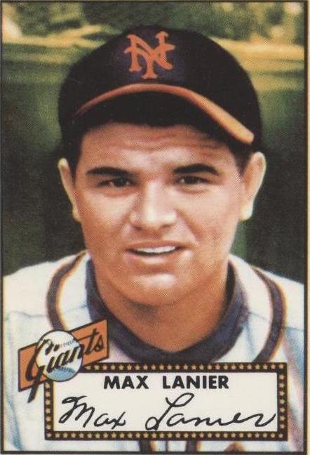 1983 Topps 1952 Reprint Series - Max Lanier #101 for sale online | eBay