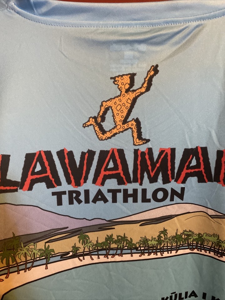 LAVAMAN TRIATHLON COMPETITOR HAWAII DRI TECH SHIRT SIZE LARGE BIG ...