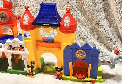 Fisher-Price Little People Magic of at Disney Day Castle Playset Mickey ...