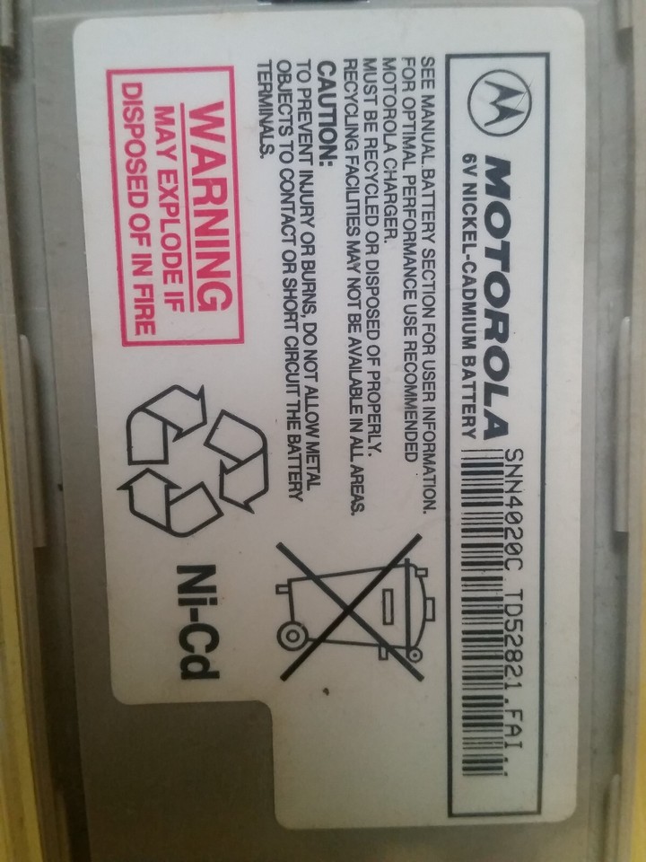 MOTOROLA MICROTAC EXTENDED OEM NOS BATTERY PACK for FIRST EVER FLIP ...