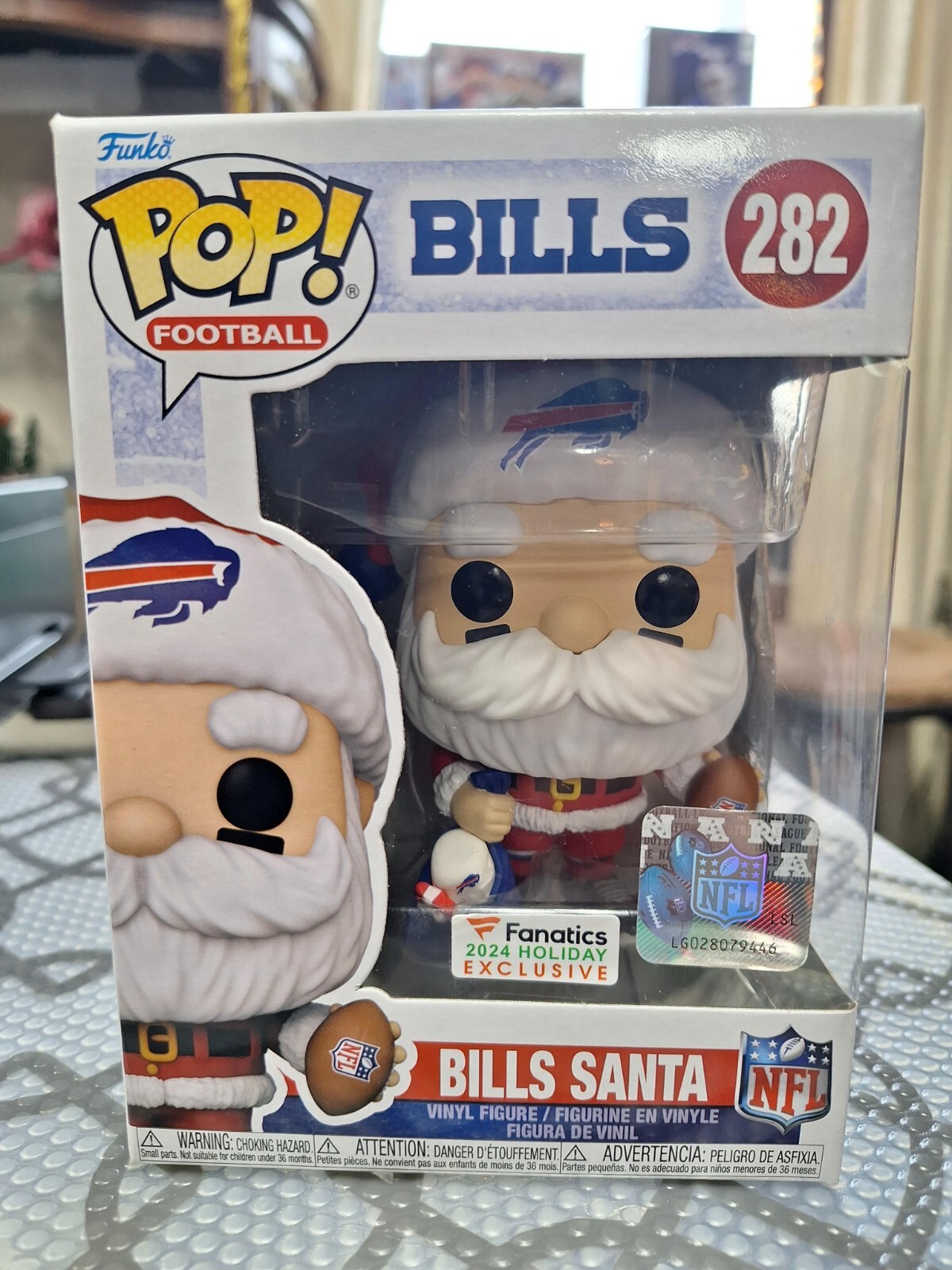 Funko POP! NFL Buffalo Bills 2024 Santa Claus Figure #282 | eBay