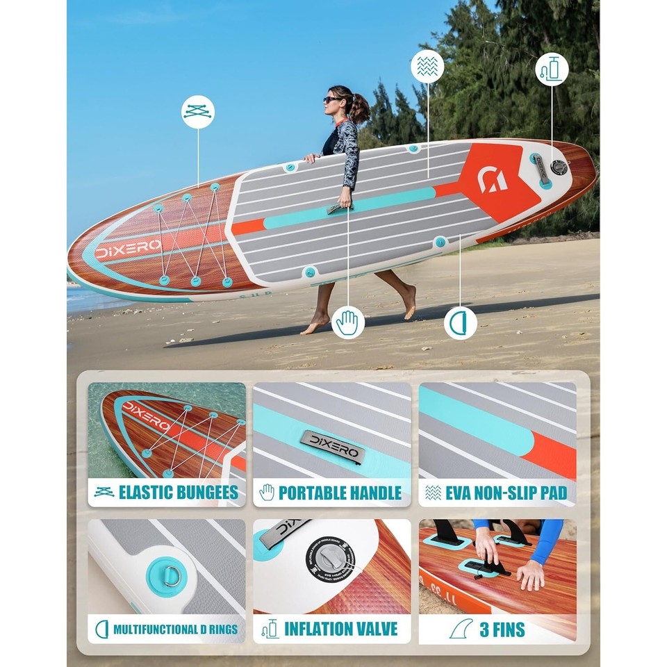 Stand Up Paddle Board 11'*33", Extra Wide Paddle Boards for Adults, SUP ...