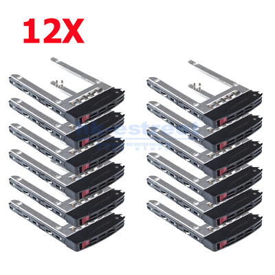 12X Supermicro SB16105 SATA/SAS 2.5'' SSD Hard Drive Tray Caddy MCP-220 ...