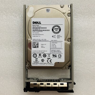Dell 300GB 10000RPM SAS 6Gbps 64MB Cache 2.5" PGHJG ST300MM0006 HDD ...