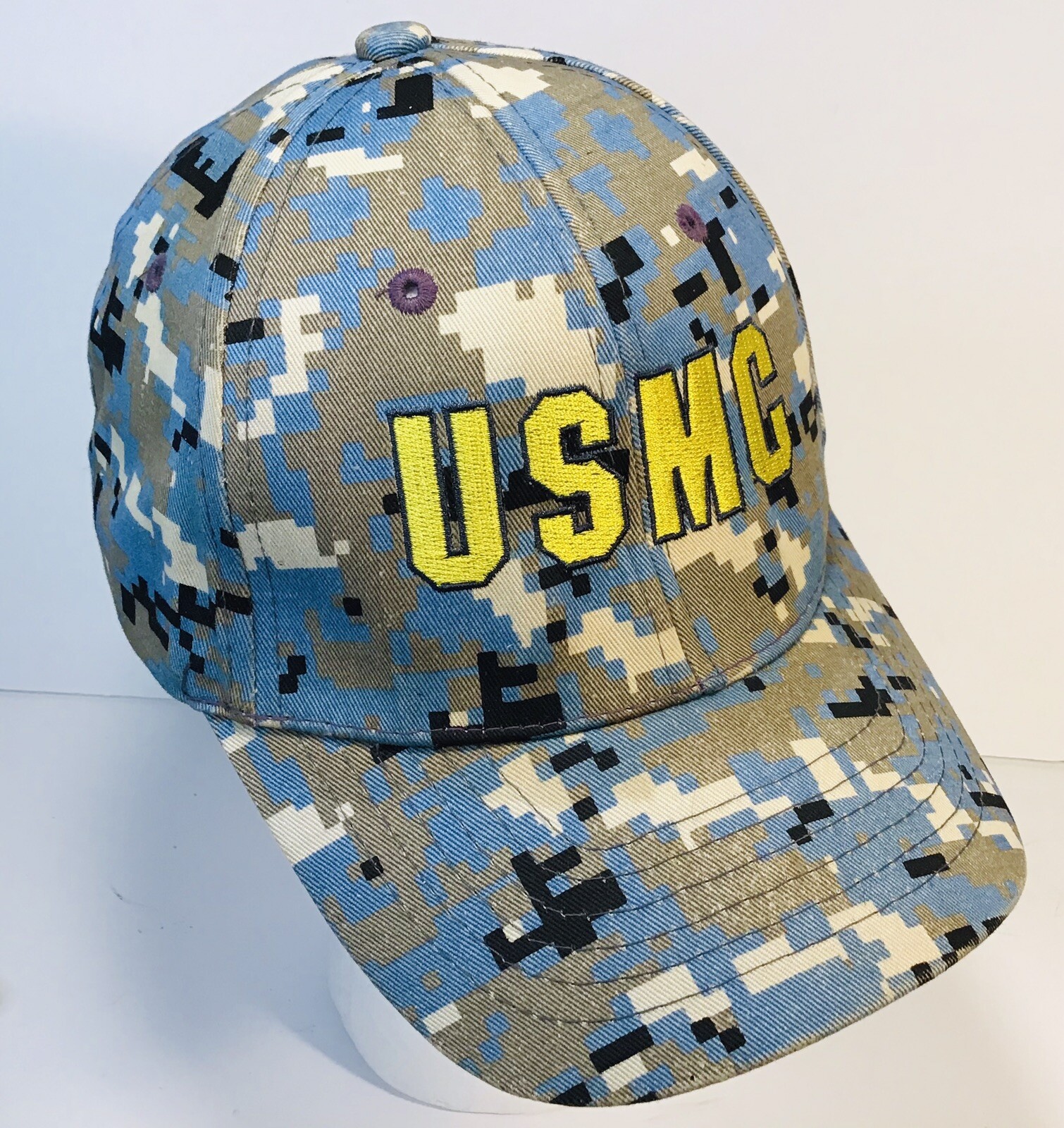 USMC cap marines us marine corps ballcap woodland dig… - Gem