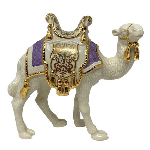 Lenox China First Blessing NATIVITY Standing CAMEL Figurine Purple ...