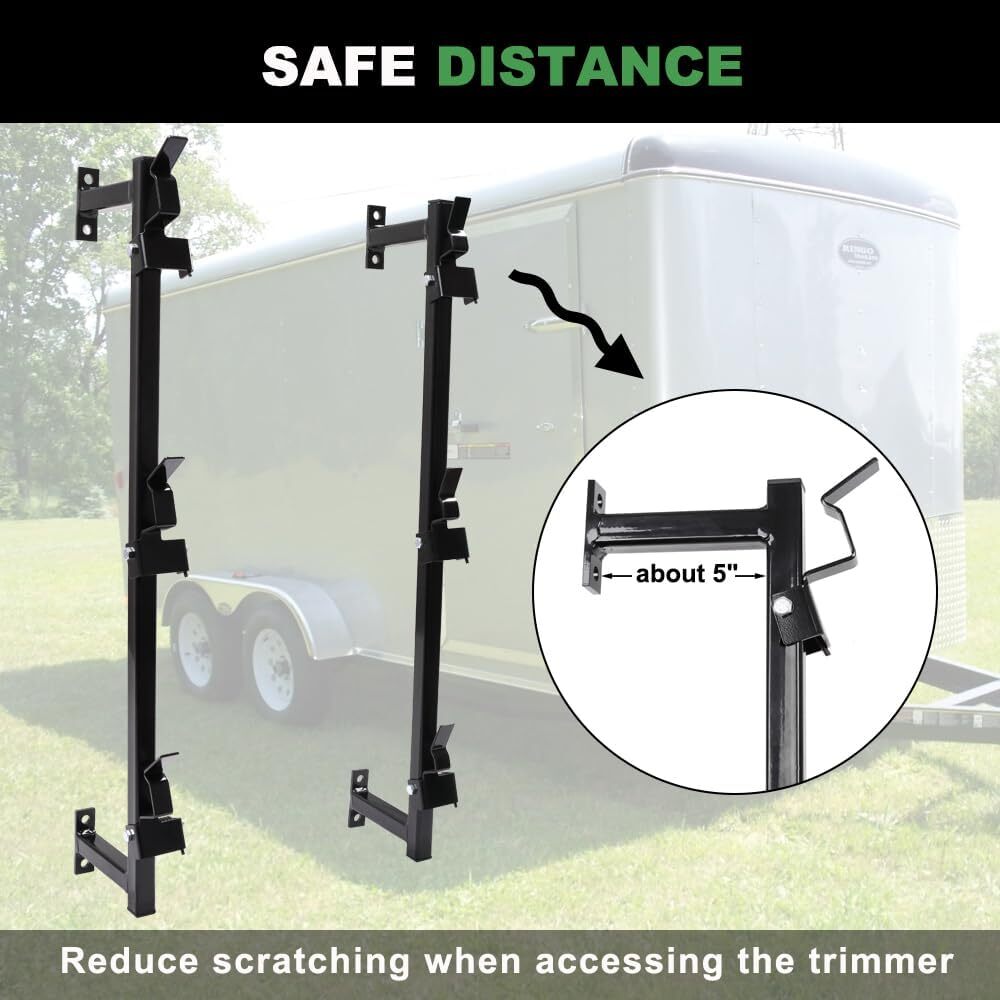 3 Place Trimmer Racks for Enclosed Trailers,Trailer Rack Weedeater Rack ...