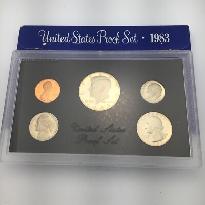 1983 S Proof Set Original Box 5 Coins US Mint | eBay