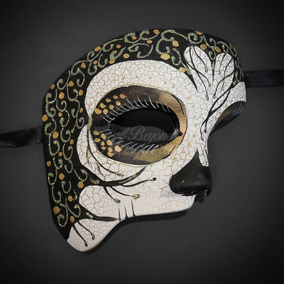 Phantom of the Opera Mask, Phantom Masquerade ball Mask for Men M31167 ...