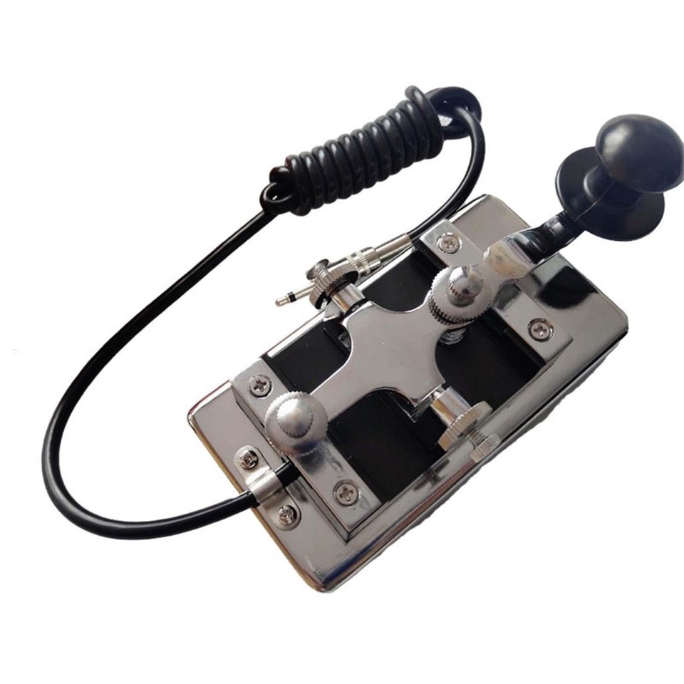Telegraph Key Morse Code Straight Key CW Portable Heavy Key for ...