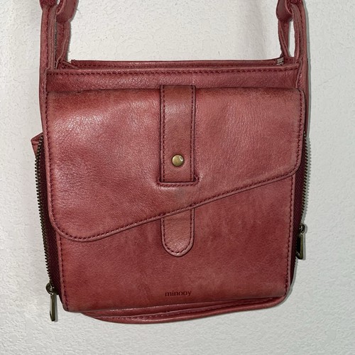 Minooy Athena Unique Design Mini Crossbody Bag Wine Red Burgundy 8x8x2 ...