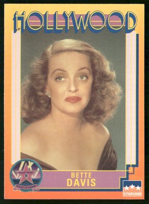 1991 Starline Hollywood Walk of Fame #6 Bette Davis | eBay