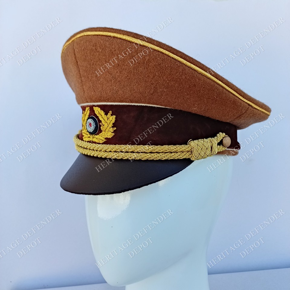 WW2 German Government Army Infantry General Officer Visor Wool Cap ...