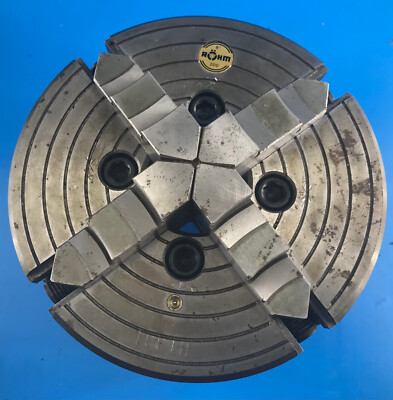 Rohm 200mm 4 Jaw Combination Lathe Chuck D1-6 Camlock Independent/Self ...