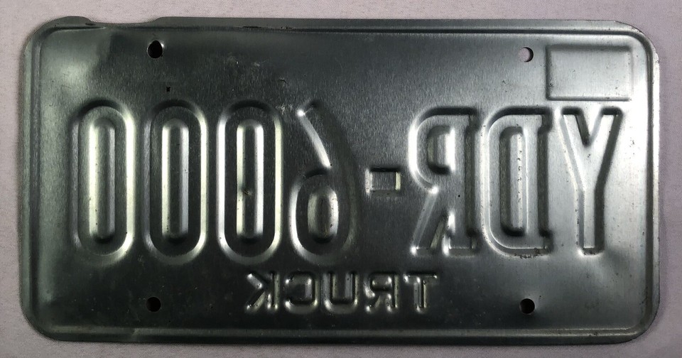Expired Pennsylvania Truck License Plate YDR 6000 2002 Tags 3 Color ...