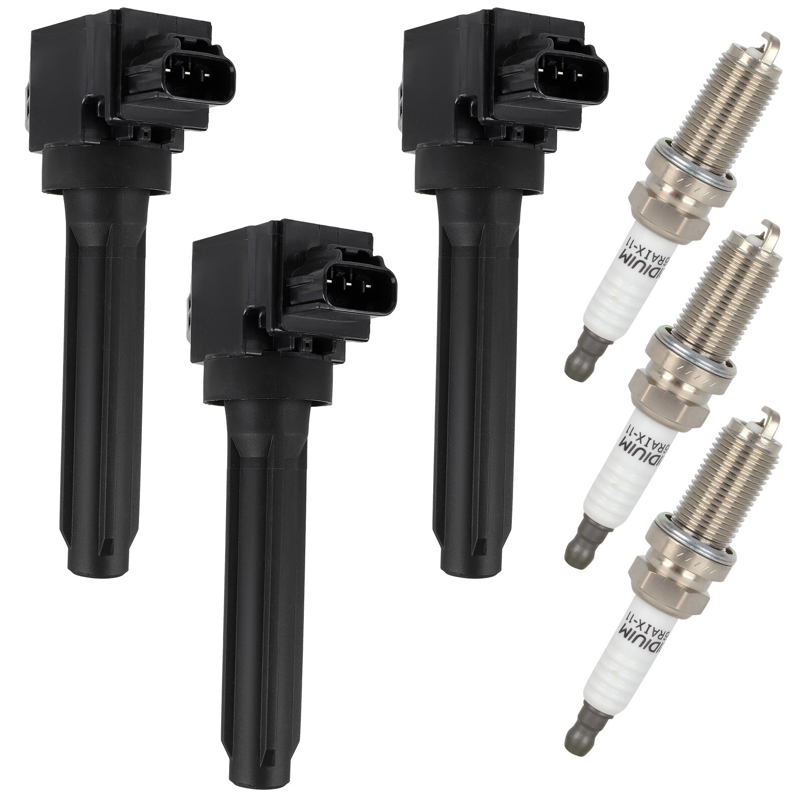 Ignition Coils & Spark Plugs For Mitsubishi Mirage 2014-2019 Mirage G4 ...