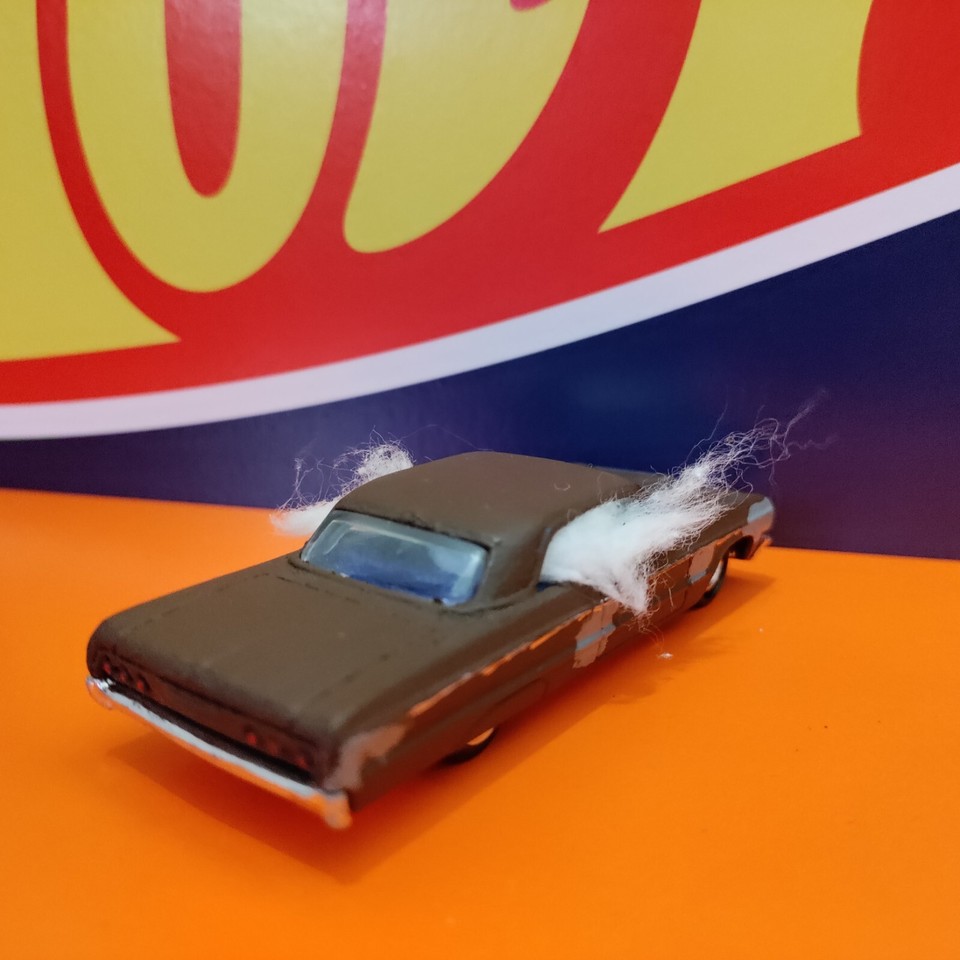 Custom Hotwheels 64 impala Cheech and Chong Car Up In Smoke W/ Car ...