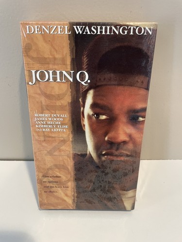 John Q. VHS NEW SEALED 2002 | eBay