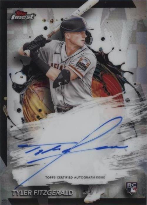 2024 Topps Finest - Finest Autographs Tyler Fitzgerald #FA-TF Refractor ...