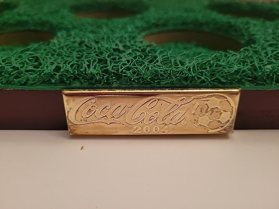 Coca Cola Bottle Rack Soccer Bottle Dynamic Ribbon Device Display 13x10 ...