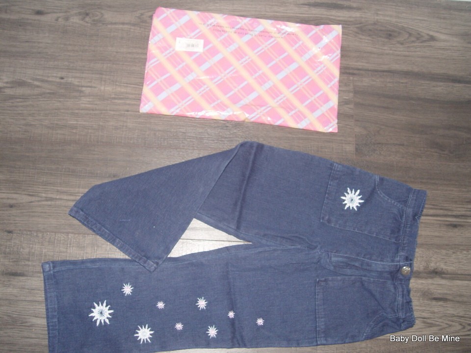 New and Retired My Twinn GIRL'S Snowflake Jeans GIRLS Size XS | eBay