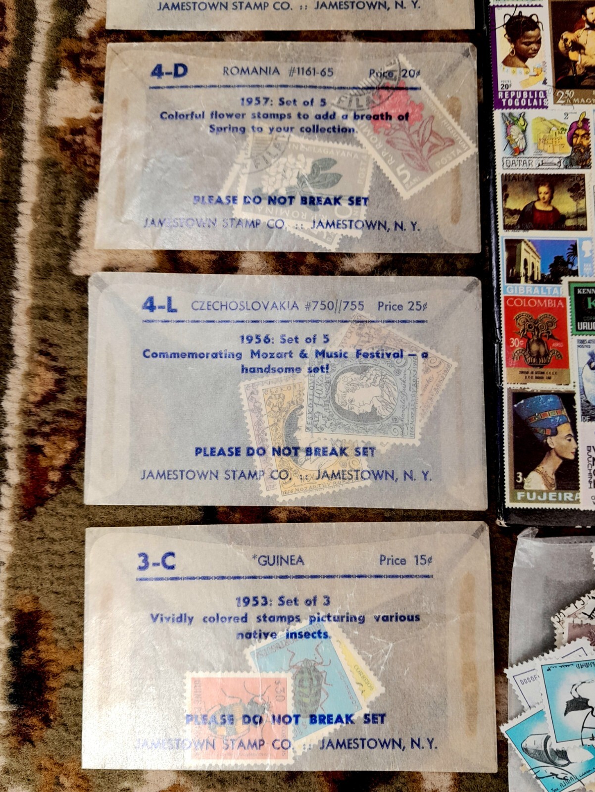 The Explorer Worldwide Postage Stamp Album H.E. HARRIS Never Used ...