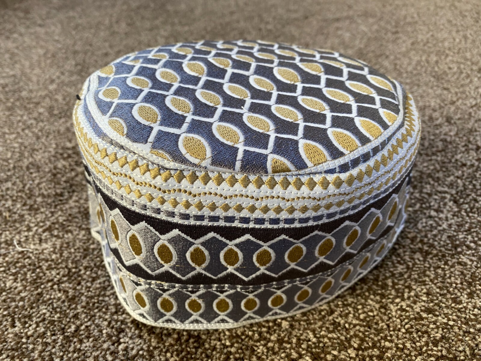 Prayer Hat Topi Muslim Islamic Skull Cap Kufi Head Wear Takke Namaz ...