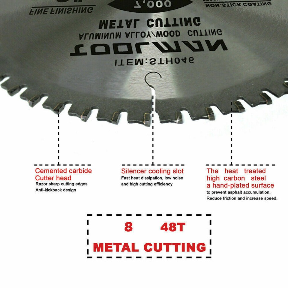 8 Inch Aluminum Metal Cutting Saw Blade | eBay