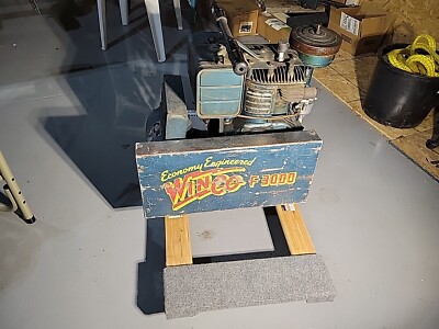 Vintage Economy Engineered WINCO F3000 gas power Generator tested works ...