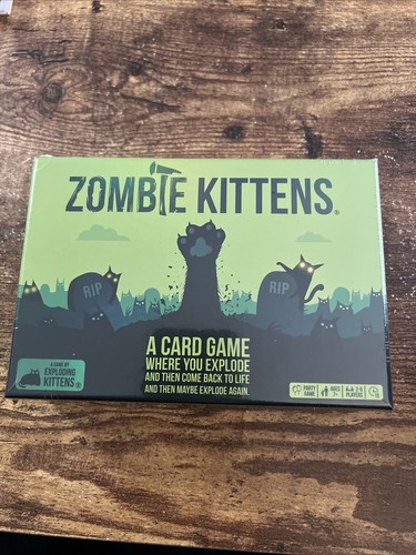 Zombie Kittens Card Game by Exploding Kittens - 2-5 Players - New ...
