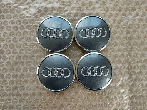 4x OEM Audi A4 A5 A6 Q7 Q8 Wheel Center Caps Gray 8W0601170 | Genuine ...