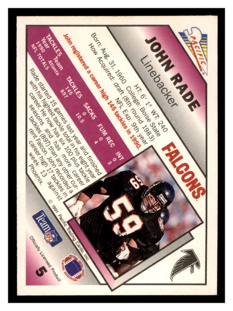 1991 Pacific - #5 John Rade for sale online | eBay