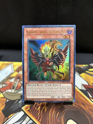 Yu-Gi-Oh! Blackwing-Sharnga the Waning Moon 1st Ed. BLMR-EN039 Ultra NM ...