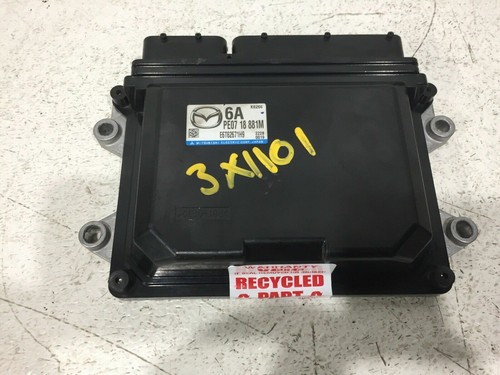 2012-2013 Mazda 3 2.0 6spd ecu ecm engine computer PE07 18 881M pcm pcu ...